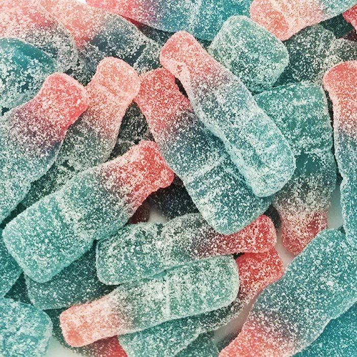 Haribo Fizzy Bubblegum Bottles 140g x12 - From One Pound Sweets