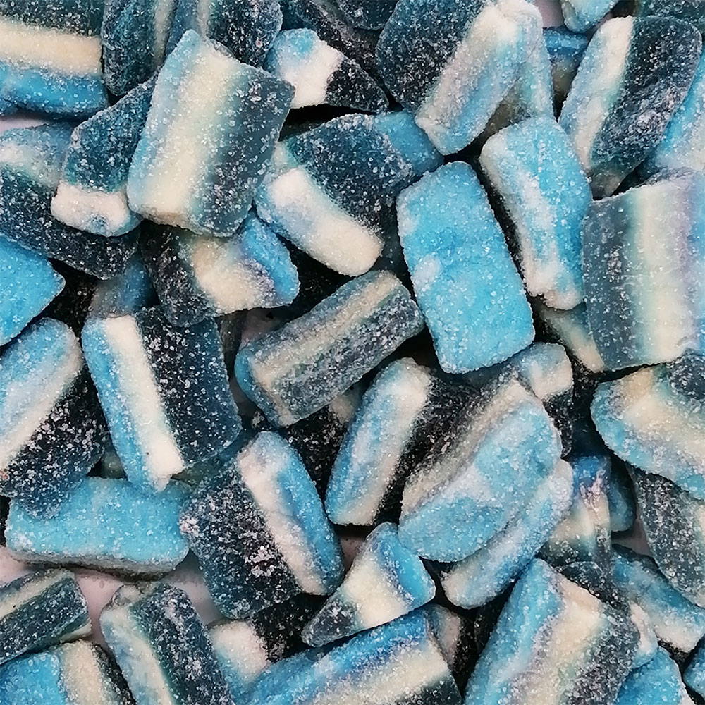 Sweetzone Blue Raspberry Slices 1Kg - From One Pound Sweets