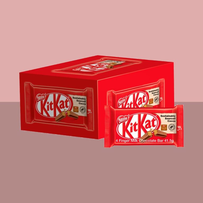 Kitkat 4 Finger Chocolate Bars 41g x24 - From One Pound Sweets