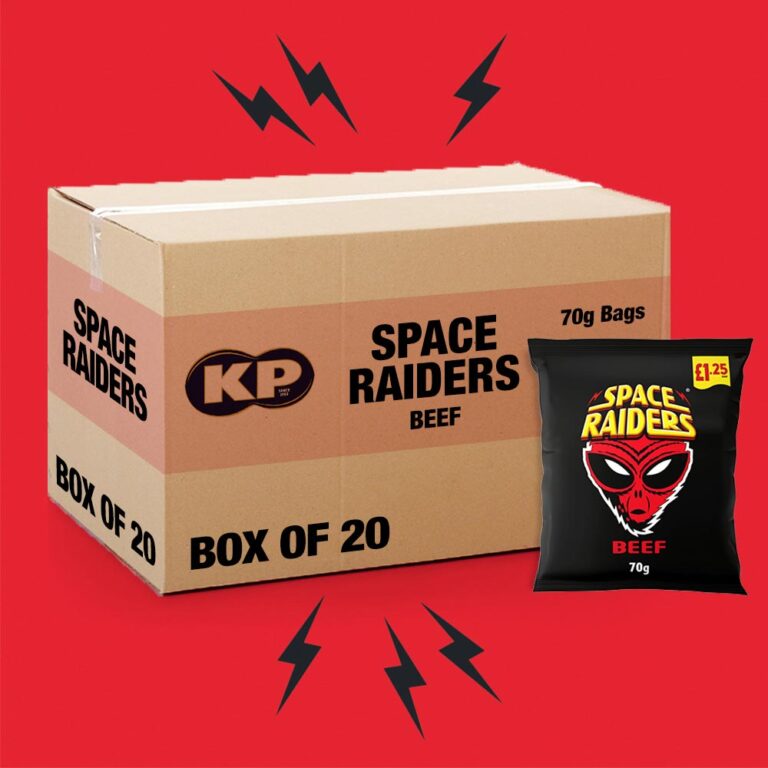 Space Raiders Retro Crisps - One Pound Sweets
