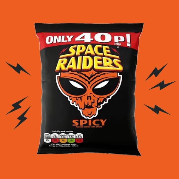 Space Raiders Retro Crisps - One Pound Sweets