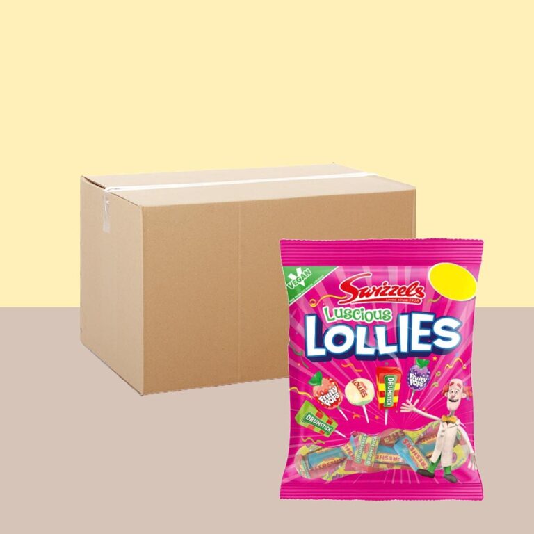 Swizzels Luscious Lollies 135g x12 - From One Pound Sweets