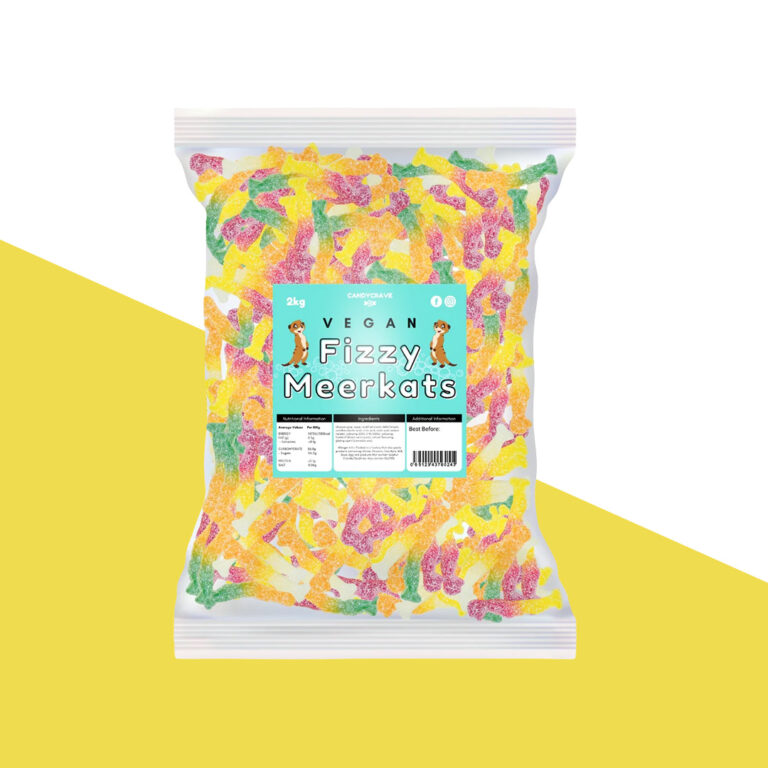 Candycrave Vegan Fizzy Meerkats 2kg - From One Pound Sweets