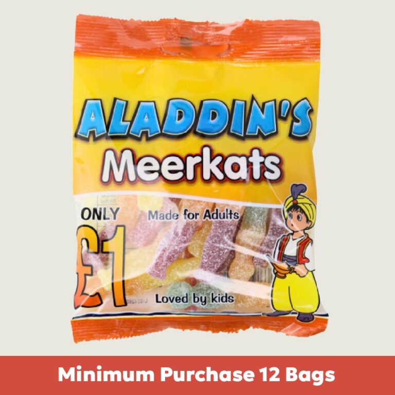Aladdin's Fizzy Meerkats 110g x12 - From One Pound Sweets