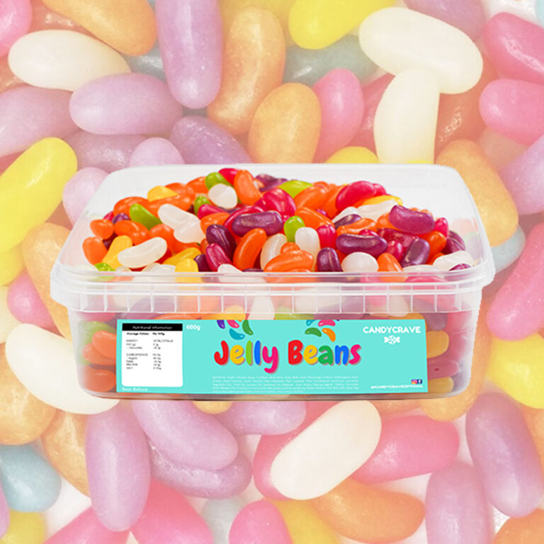 Candycrave Jelly Beans Tub 600g - From One Pound Sweets