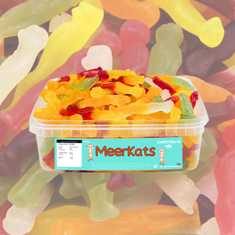Candycrave Meerkats Tub 600g - From One Pound Sweets
