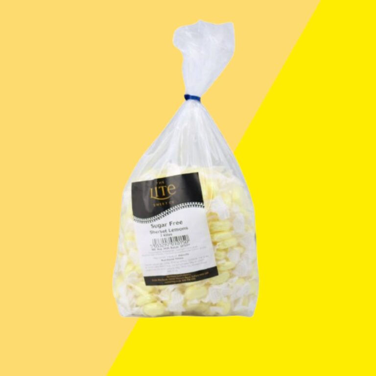 Lite Co Sugar Free Lemon Sherbets 2kg - From One Pound Sweets