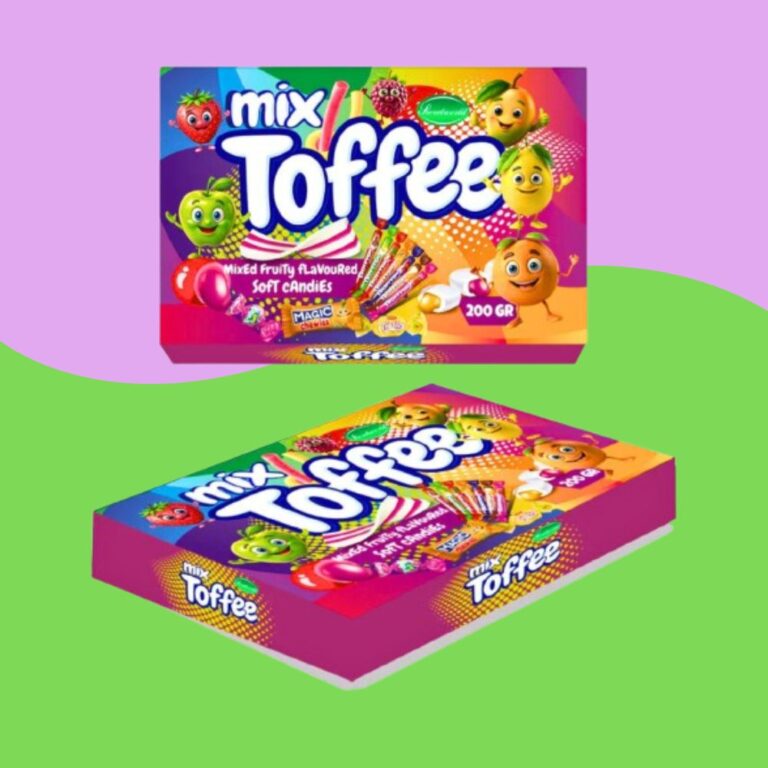 Sweetworld Mixed Toffee Box 200g - From One Pound Sweets