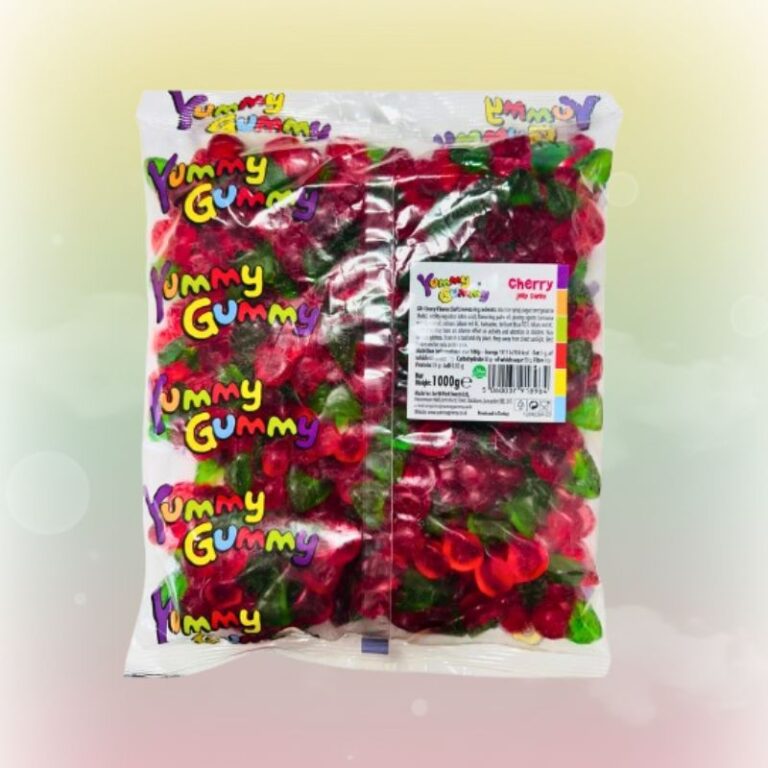 Yummy Gummy Twin Cherries 1kg - From One Pound Sweets