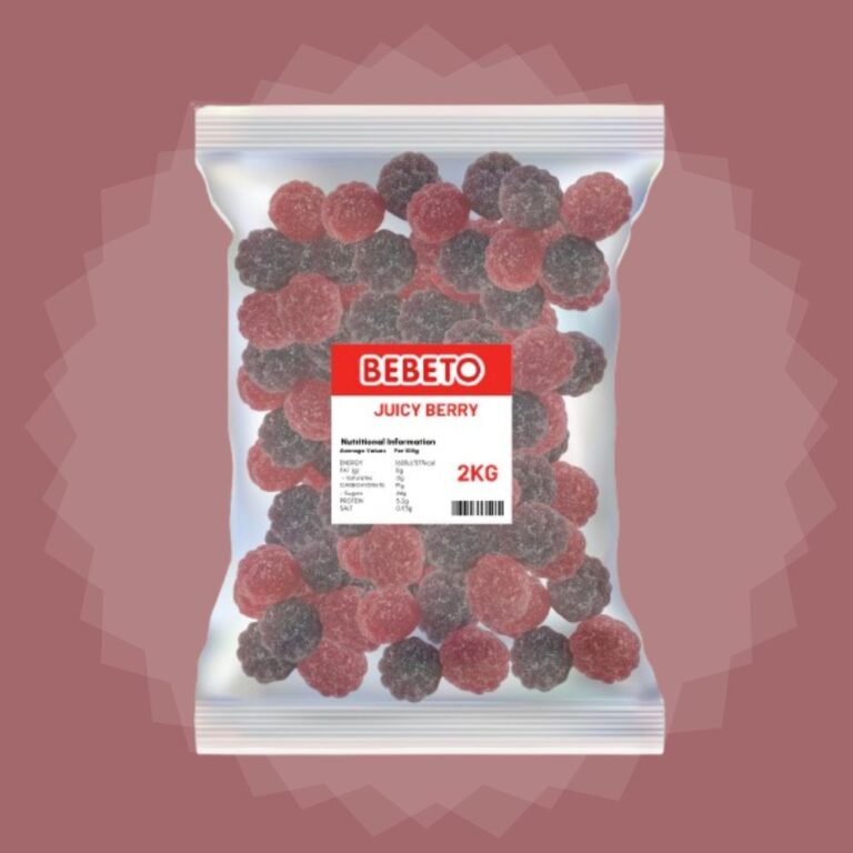 Bebeto Juicy Berries 2kg - From One Pound Sweets
